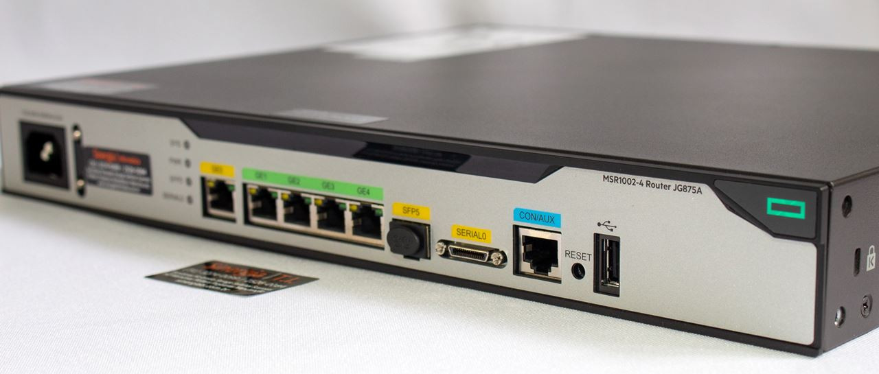 MSR1002-4 Router | HPE FlexNetwork MSR1002 4 AC Router - Roteador ...
