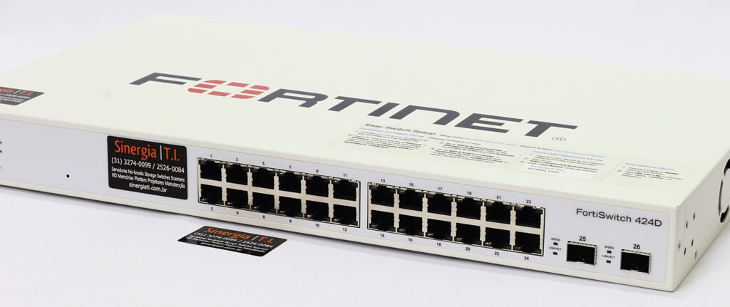 FS-424D | Switch Fortinet FortiSwitch 424D 24 Portas 10/100/1000 + 2 ...