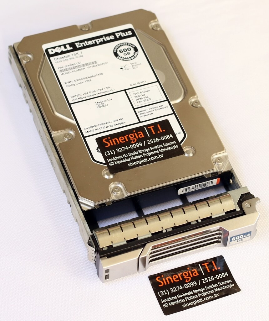 9FN066-057 | HD Dell 600GB SAS 6 Gbps 15K RPM LFF 3,5" para Storage ...
