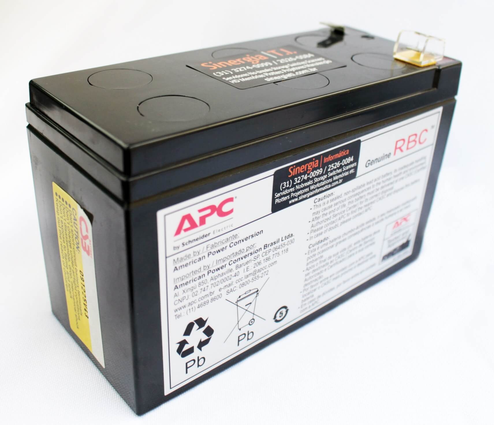 Bateria para manutenção em No-Breaks BE600 APC RBC110