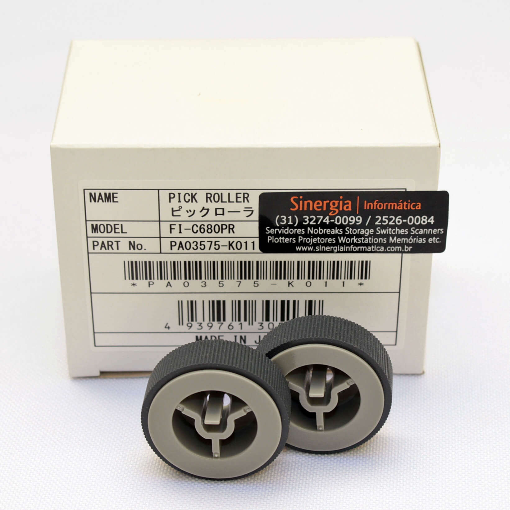 Pick Roller Fujitsu Original PA03575-K011 para Scanners fi-7900 e fi-6800