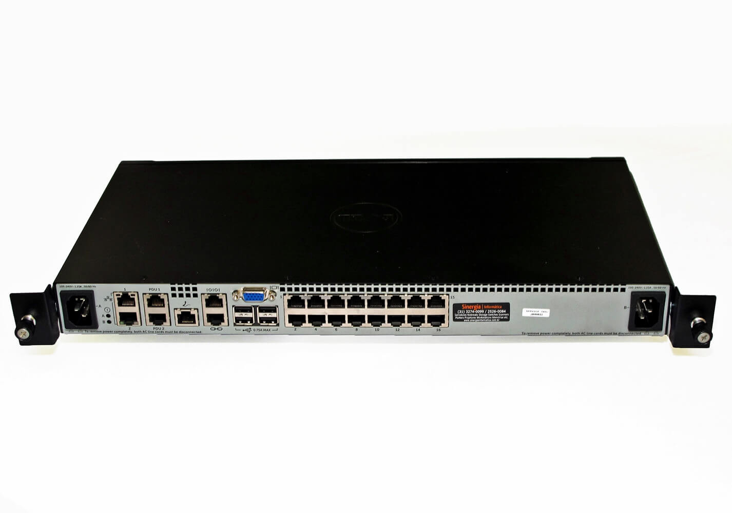 KVM 2162DS | Switch Dell 16 Portas ARI 4 portas USB 2.0 2 portas PDU