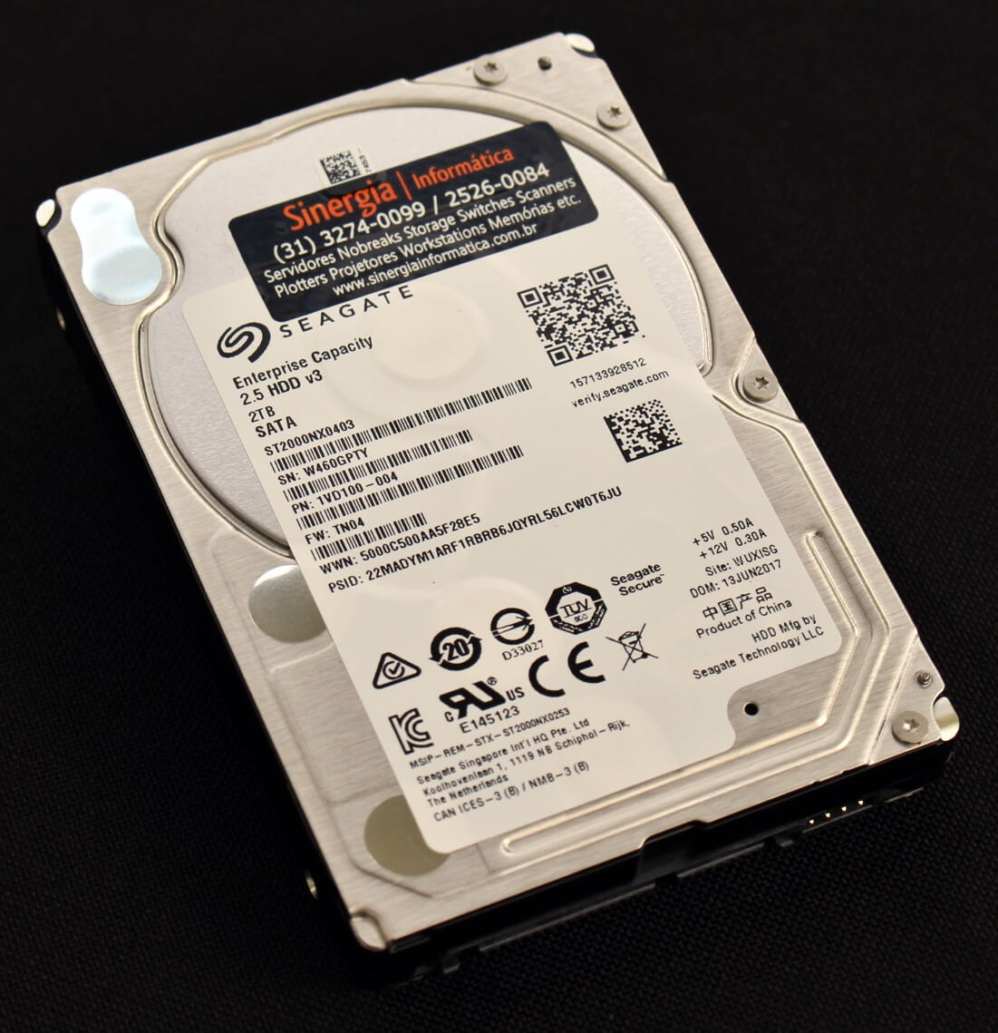 ST2000NX0423 | HD Seagate 2TB SATA 6 Gbps 7.2K RPM SFF 2,5" Enterprise ...