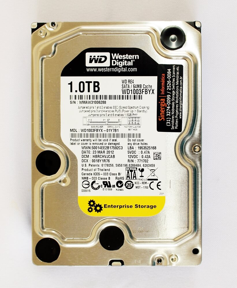 WD1003FBYX | HD Western Digital 1TB SATA 3 Gbps 7.2K RPM LFF 3,5 ...