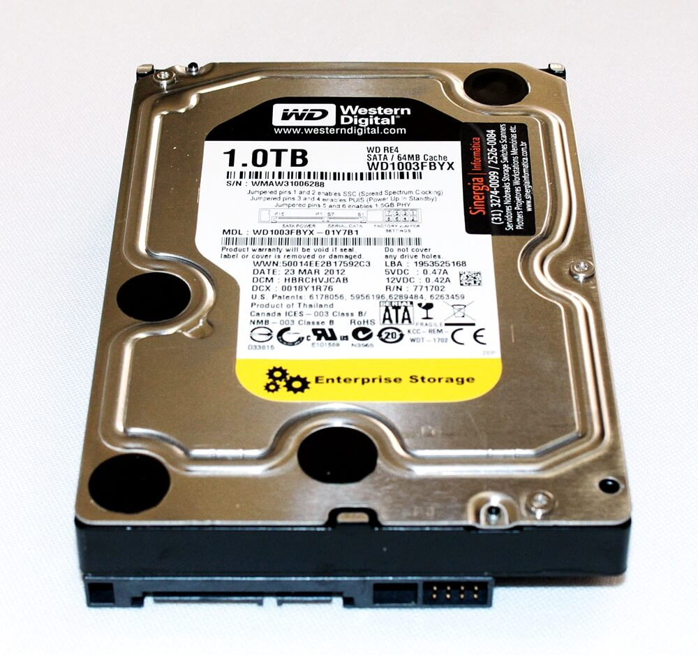 WD1003FBYX | HD Western Digital 1TB SATA 3 Gbps 7.2K RPM LFF 3,5 ...