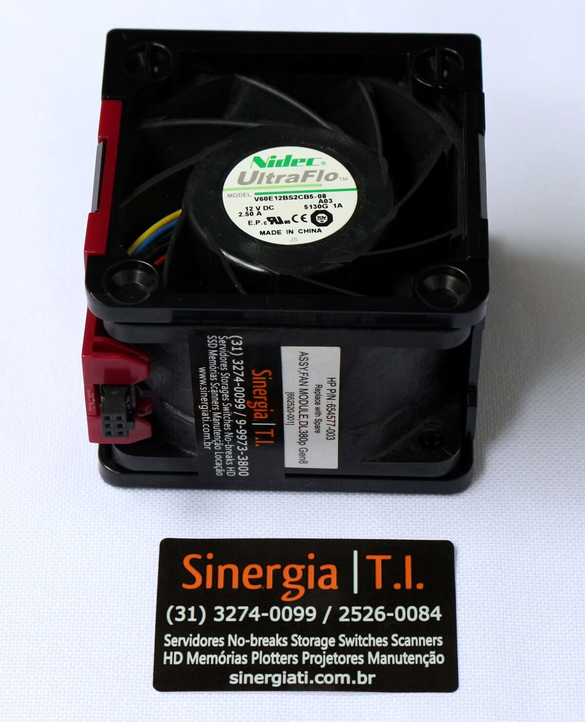 662520-001 | Fan Cooler Ventilador Servidor HP DL380p Gen8 Hot Plug