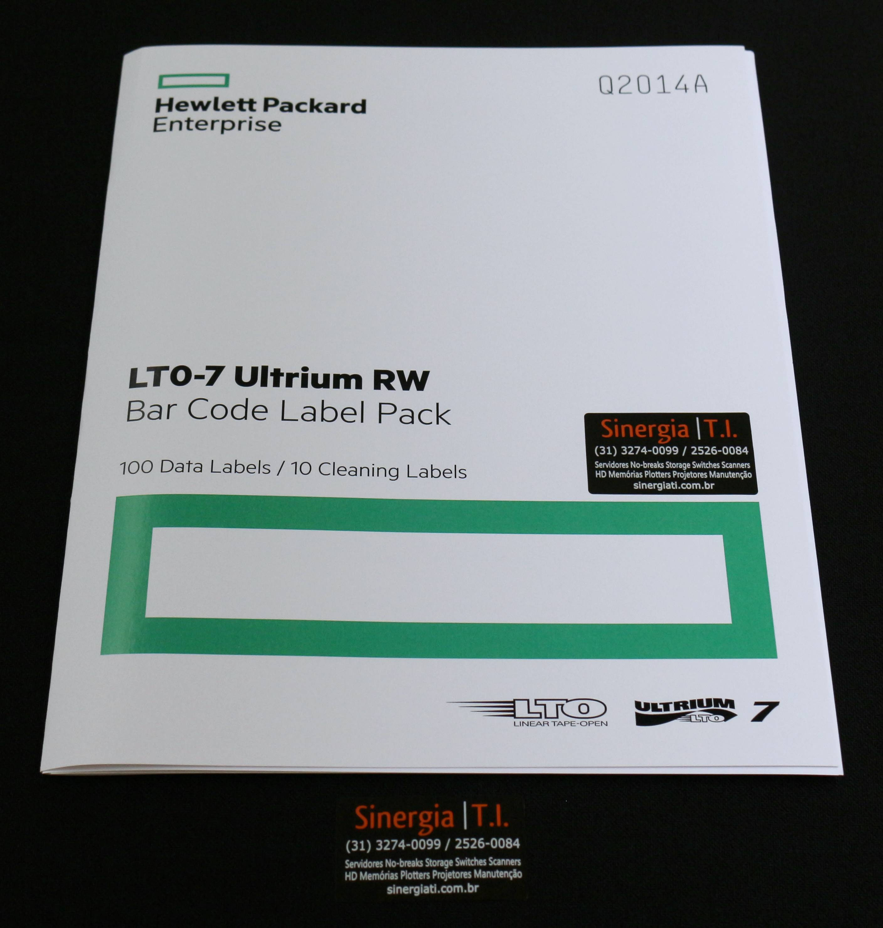 Q2014A | Kit de Etiquetas de Código de Barras HP Q2014A para Fitas LTO ...