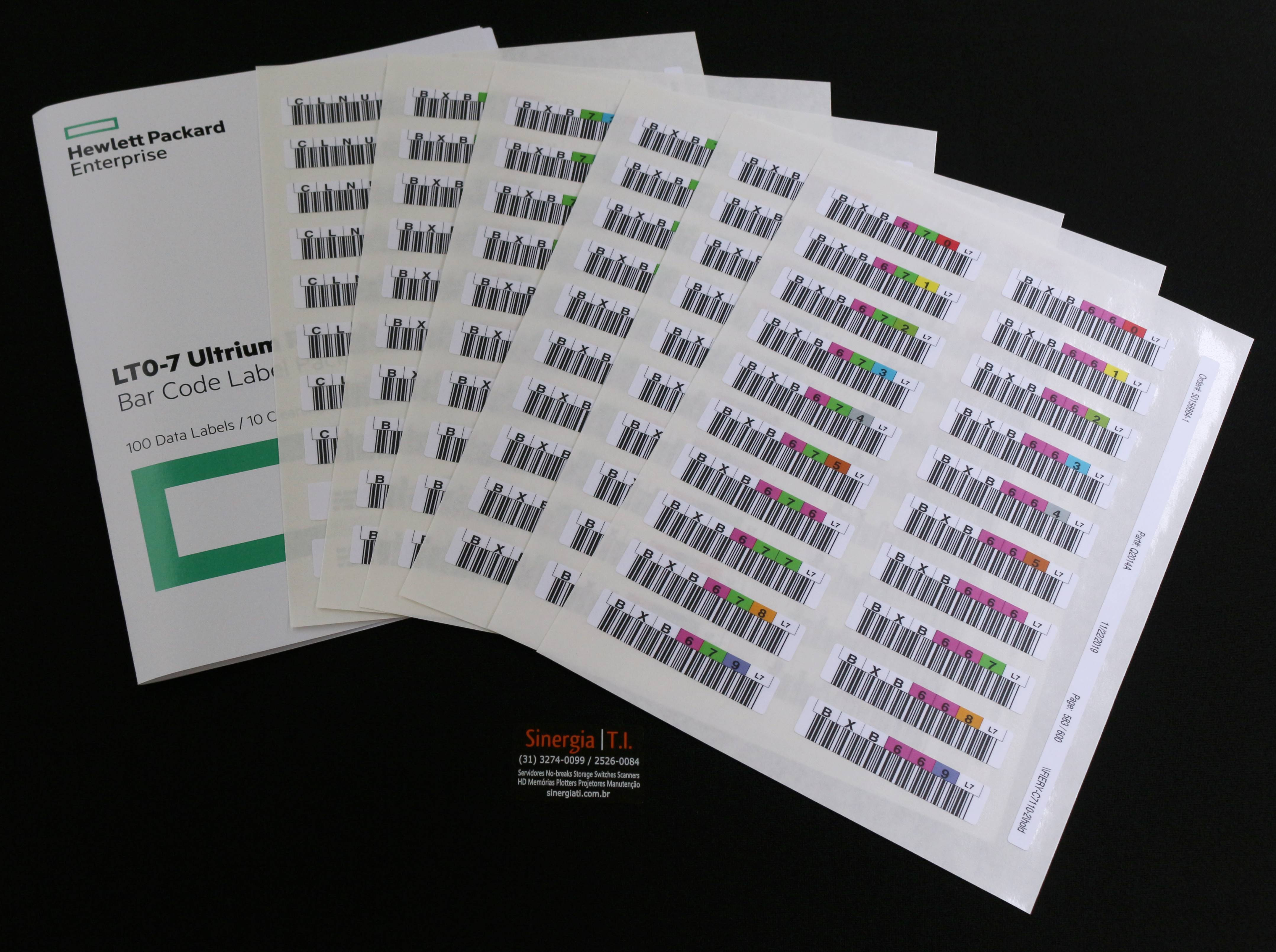 Q2014A | Kit de Etiquetas de Código de Barras HP Q2014A para Fitas LTO ...