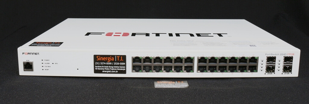 FS-424D-FPOE | Switch Fortinet FortiSwitch 424D 24 Portas 10/100/1000 ...