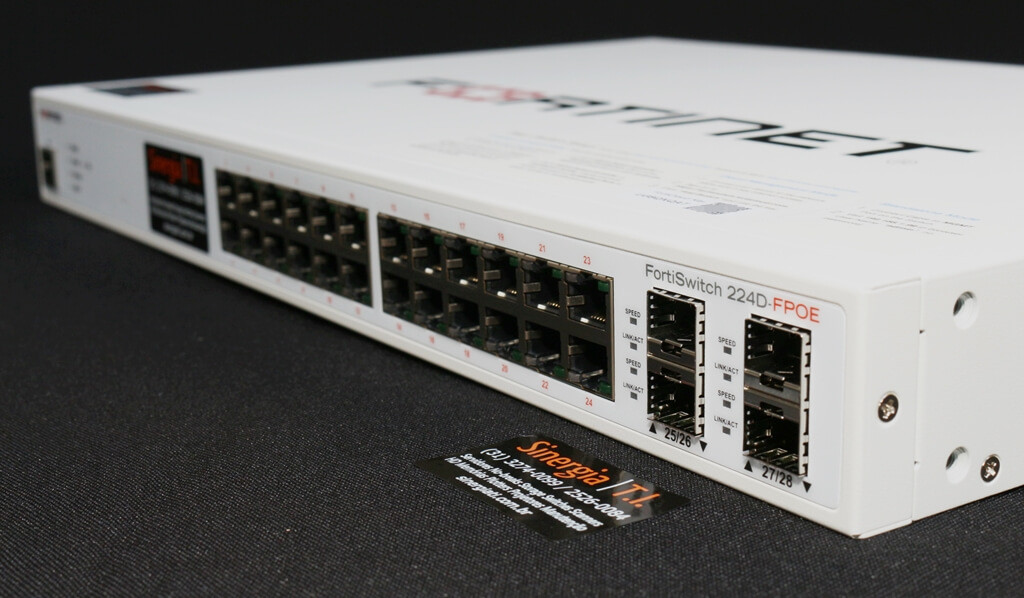 FS-424D-FPOE | Switch Fortinet FortiSwitch 424D 24 Portas 10/100/1000 ...