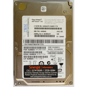 44V6845 | HD IBM 146GB SAS 6 Gbps 15K RPM SFF 2,5'' SAS Power Systems ...