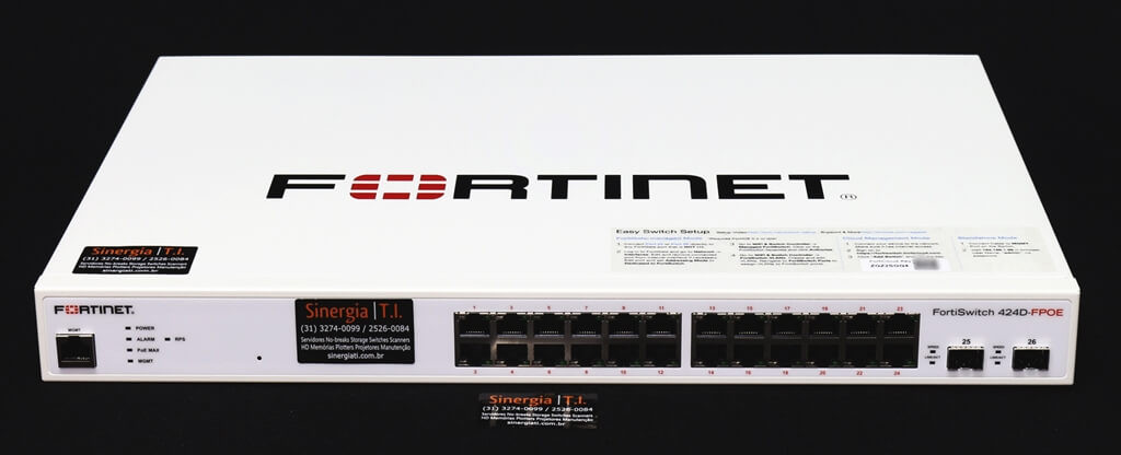 FortiSwitch 424D FPOE | Switch Fortinet FortiSwitch 424D 24 Portas 10 ...