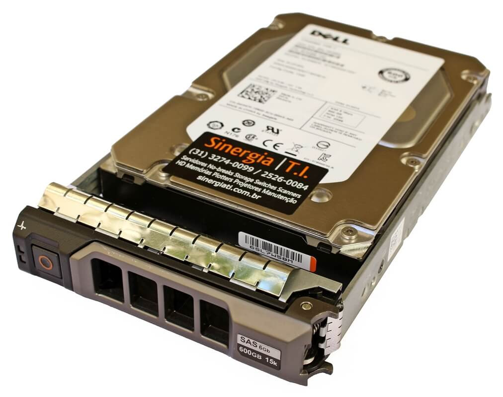 W347K | HD Dell 600GB SAS 6 Gbps 15K RPM LFF 3,5" para Servidor e ...