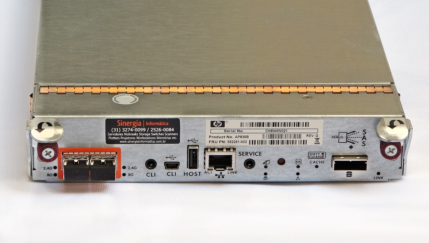 AP836B | Controladora HPE MSA StorageWorks P2000 G3 Dual port Fibre ...