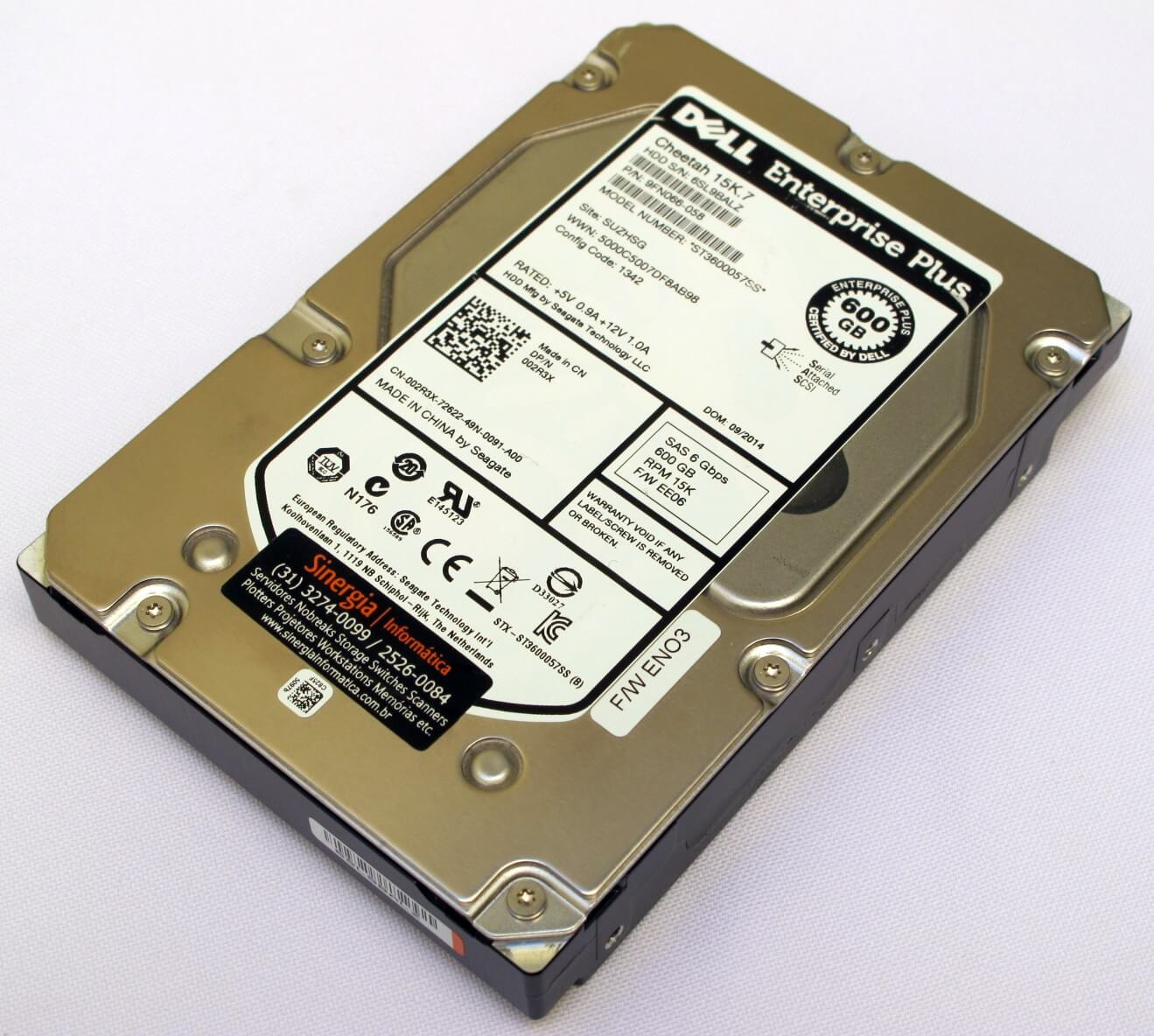 9FN066-058 | HD Dell 600GB SAS 6 Gbps 15K RPM LFF 3,5" para Servidores ...