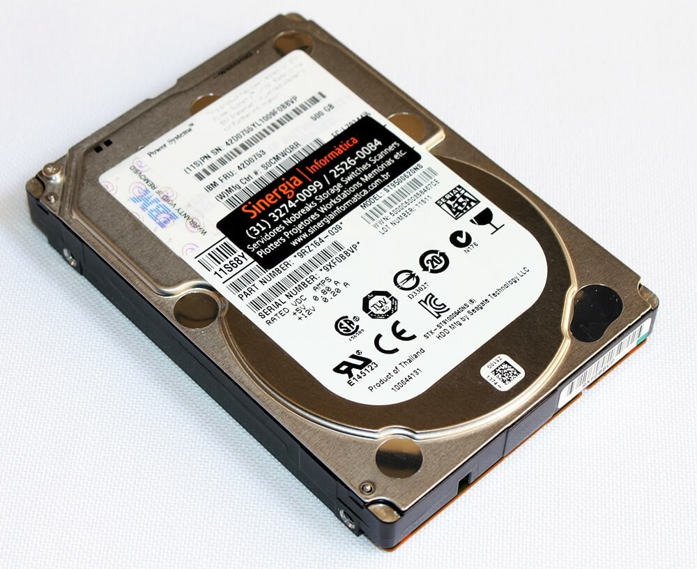 42D0753 | HDD IBM FRU: 500GB 7.2K 6G 2,5" SATA