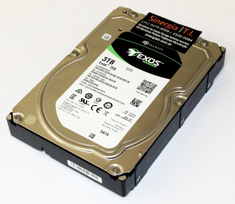 ST3000NM0005 | HD Seagate 3TB SATA 6 Gbps 7.2K RPM LFF 3,5" para ...