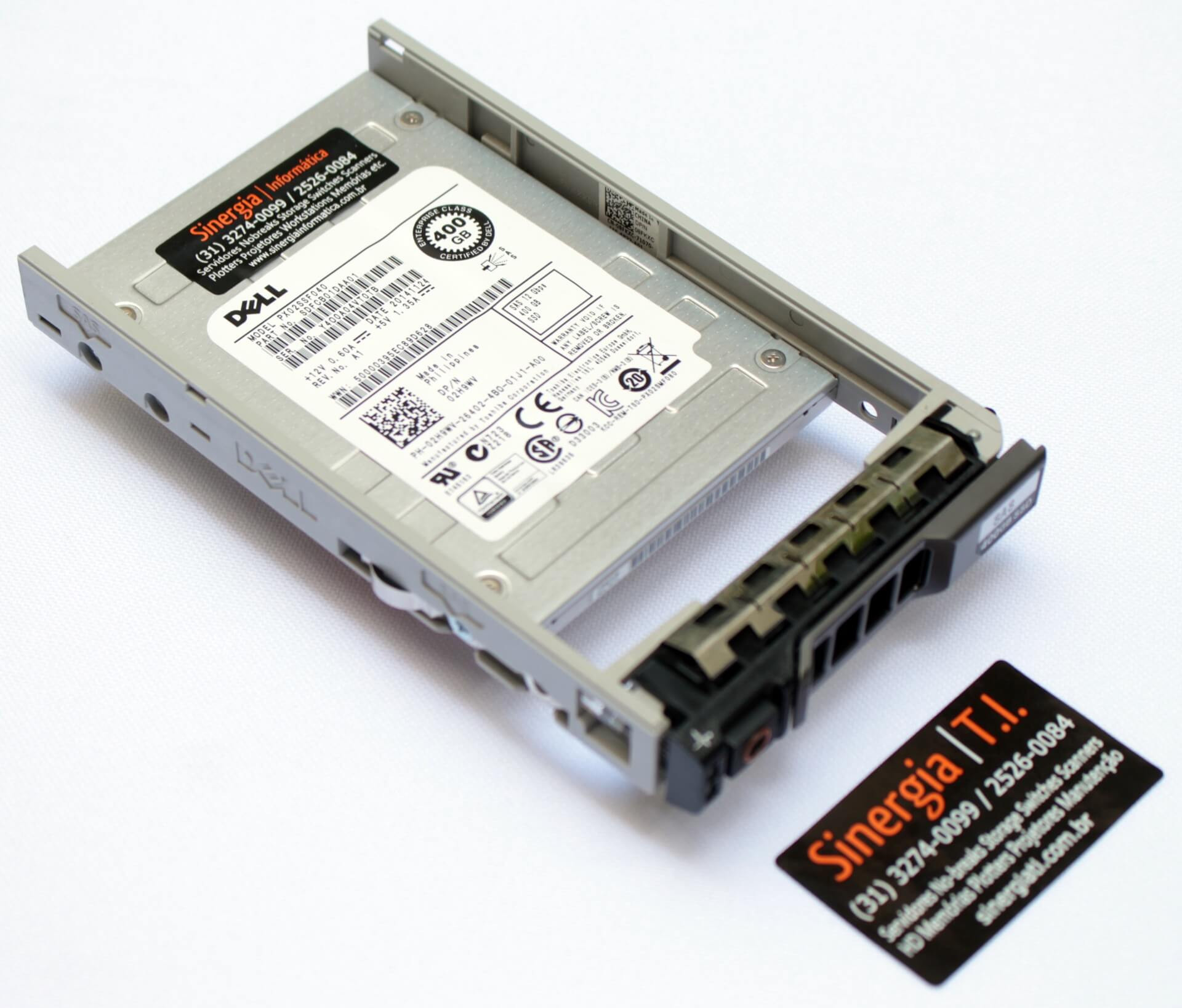 SDFCB01DAA01 | Dell 400GB SSD SAS 12Gbps 512n 2.5" MLC WI para ...