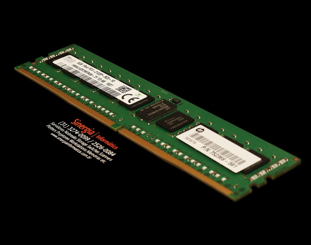 752368-581 | Memória HPE 8GB (1x8GB) Single Rank x4 DDR4-2133 para ...