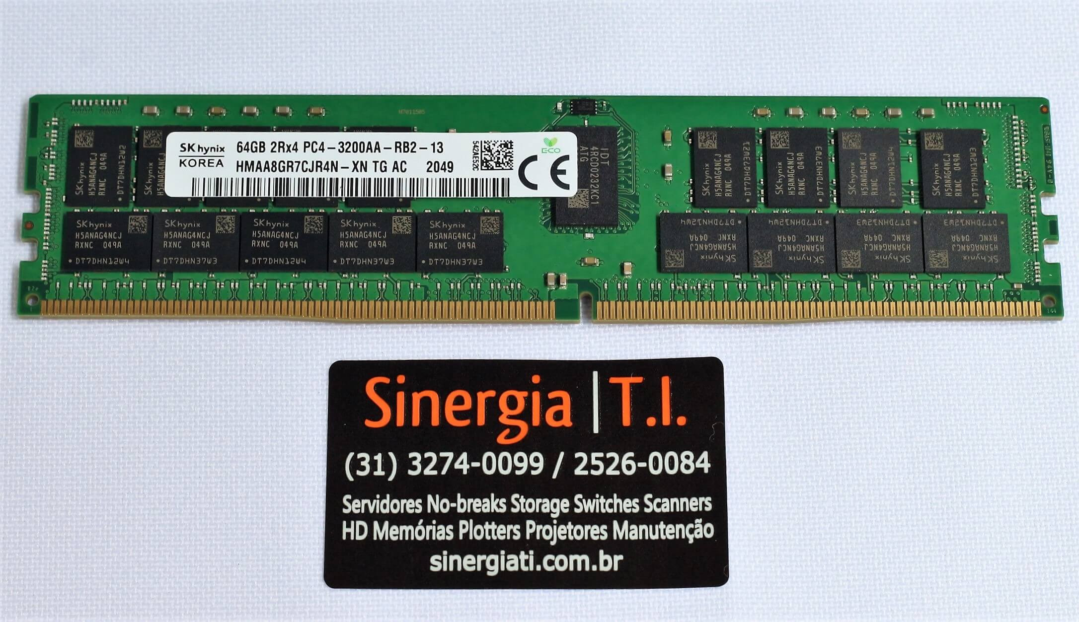 Memória RAM 64GB para Servidor Dell PowerEdge XR2 3200MHz DDR4 RDIMM ...