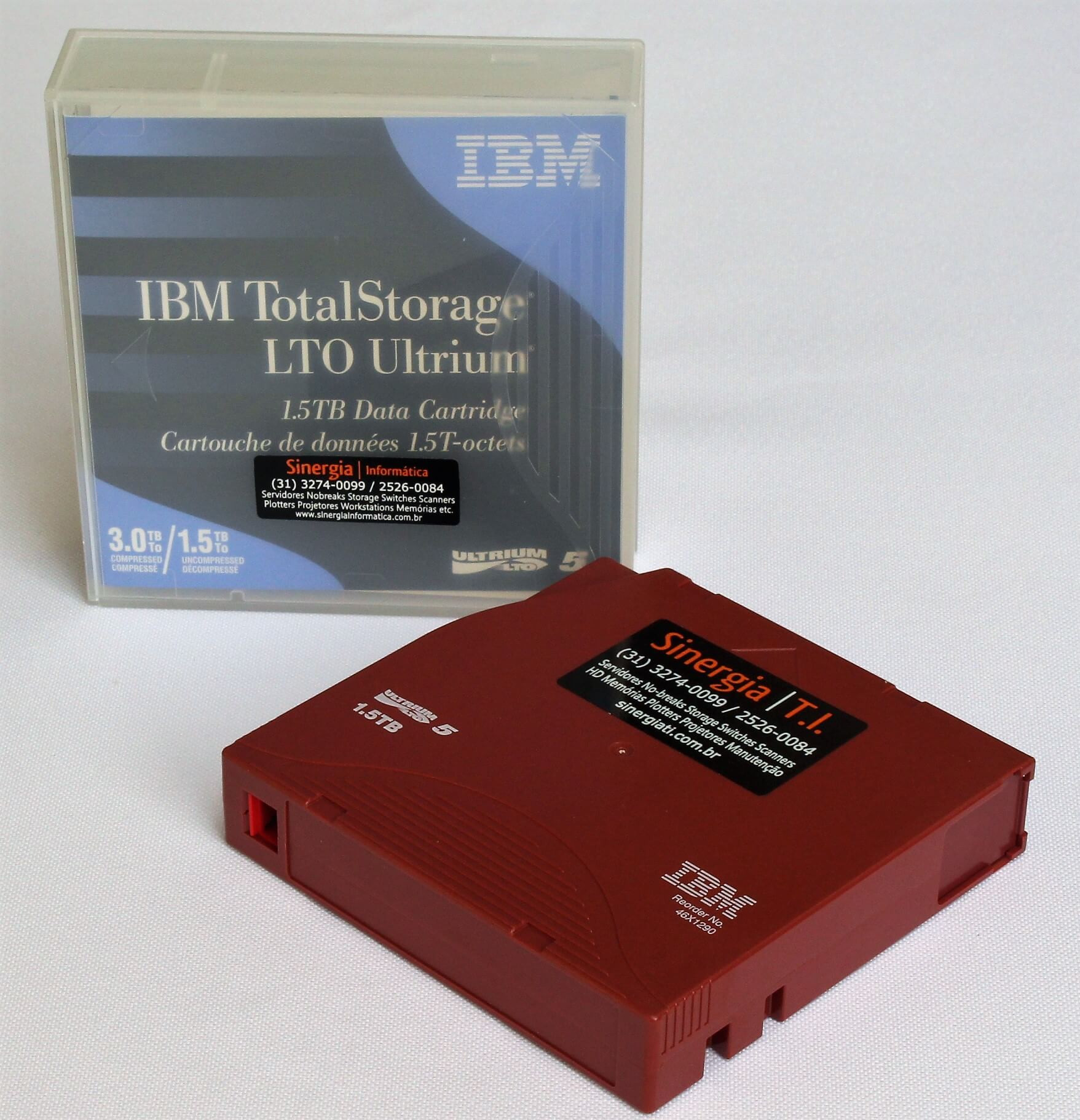 46X1290 | Fita de dados IBM Ultrium LTO-5 1.5/3TB